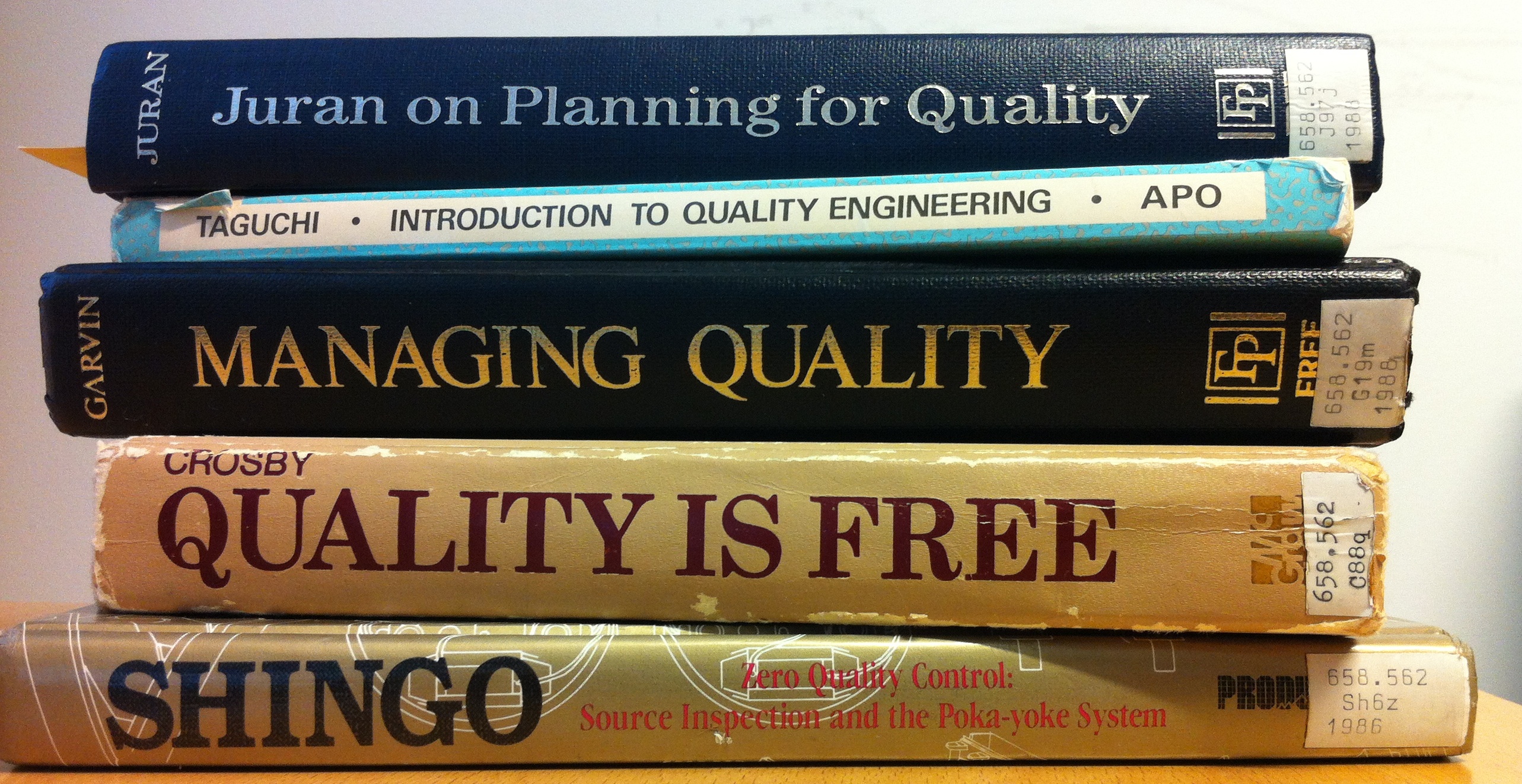 Kudos to the quality gurus - better operations